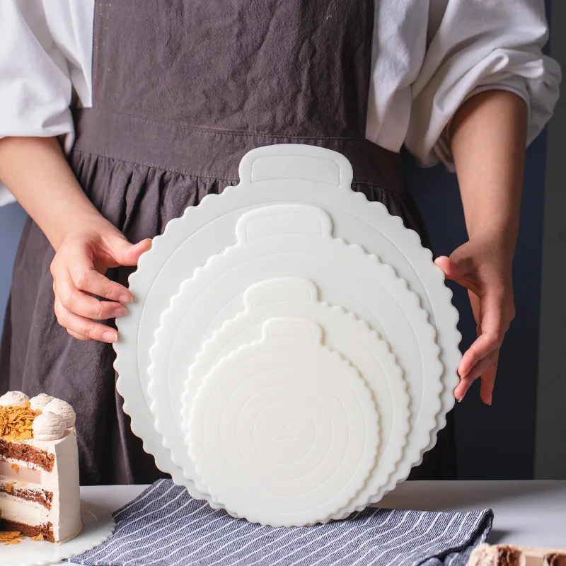 4-6-8-10inch-Reusable-Round-Mousse-Cake-Boards-Plastic-Cake-Base ...