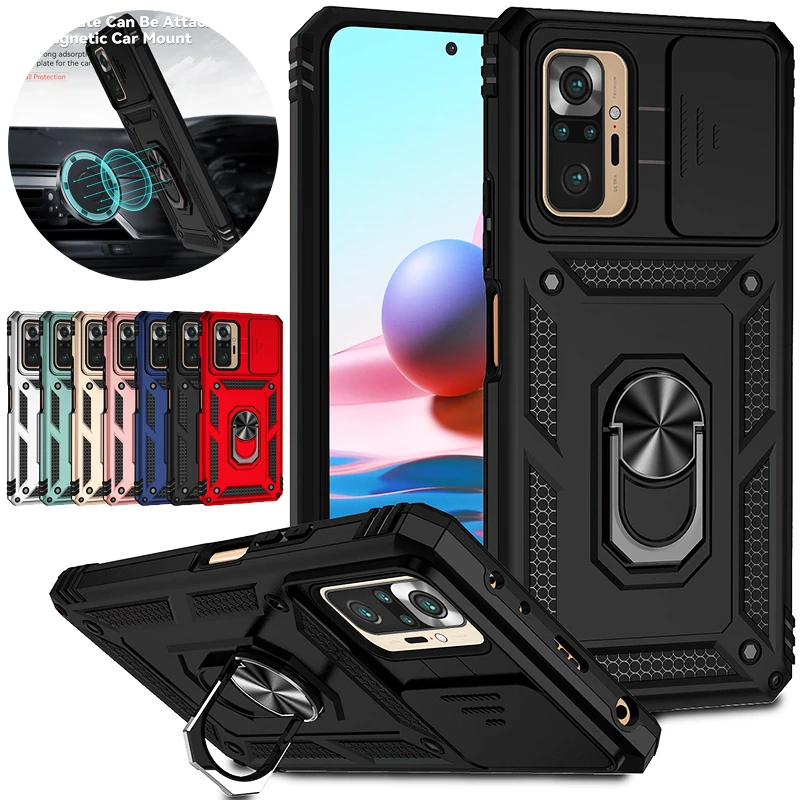 For-Xiaomi-Redmi-Note-10-10S-Case-Car-Holder-Ring-Phone-Case-For-Redmi ...