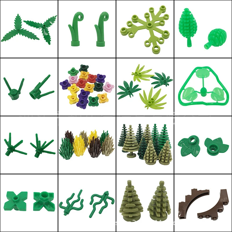 MOC-Tree-Plant-Parts-Bricks-Toys-Compatible-With-LEGO-Building-Blocks ...