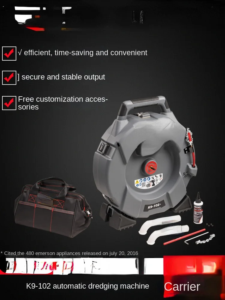 K9-102-Electric-Pipe-Unclogging-Machine-Floor-Drain-Toilet-Kitchen ...