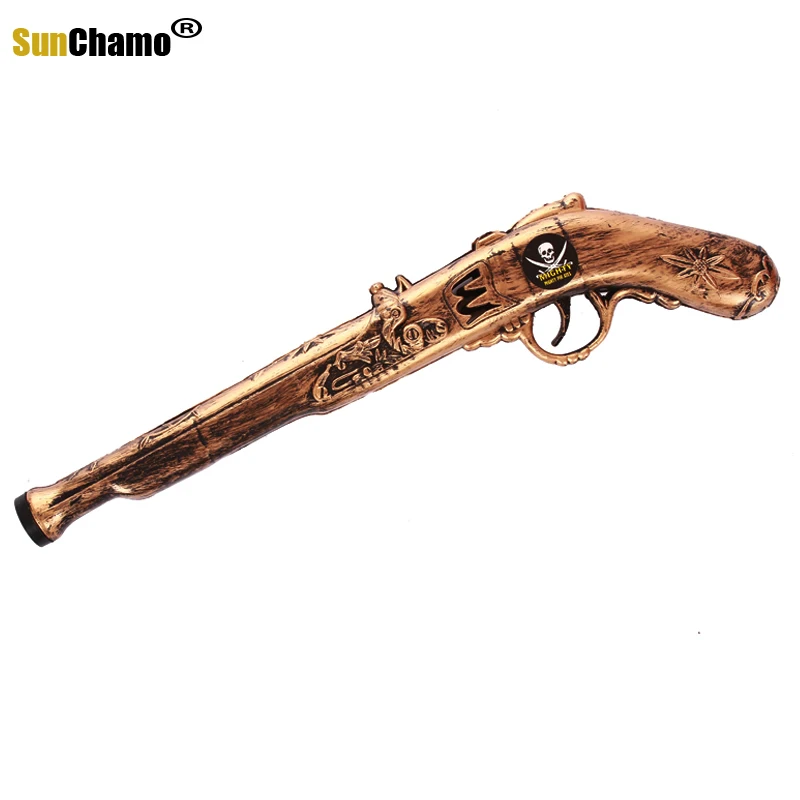 2022 Halloween Props Cosplay Plastic Ball Pirates Caribbean Gun ...