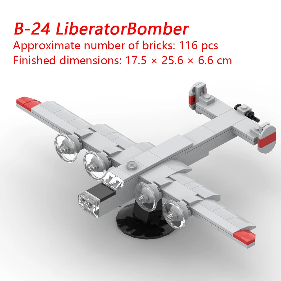 LiberatorBomber MOC Building Blocks B-24 Liberator Long-Range Bomber ...