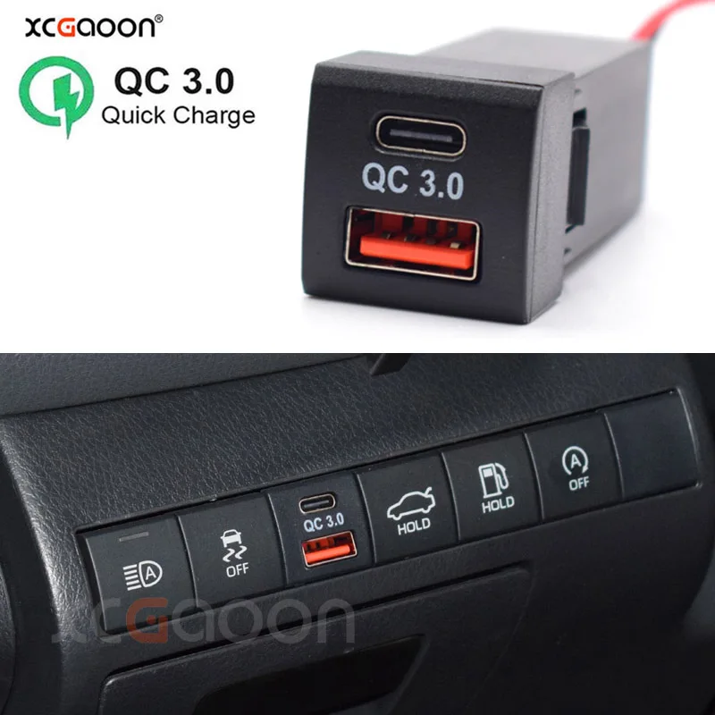 PD-Type-C-USB-QC3-0-CellPhone-Car-Quick-Charger-for-Toyota-Land-Cruiser ...