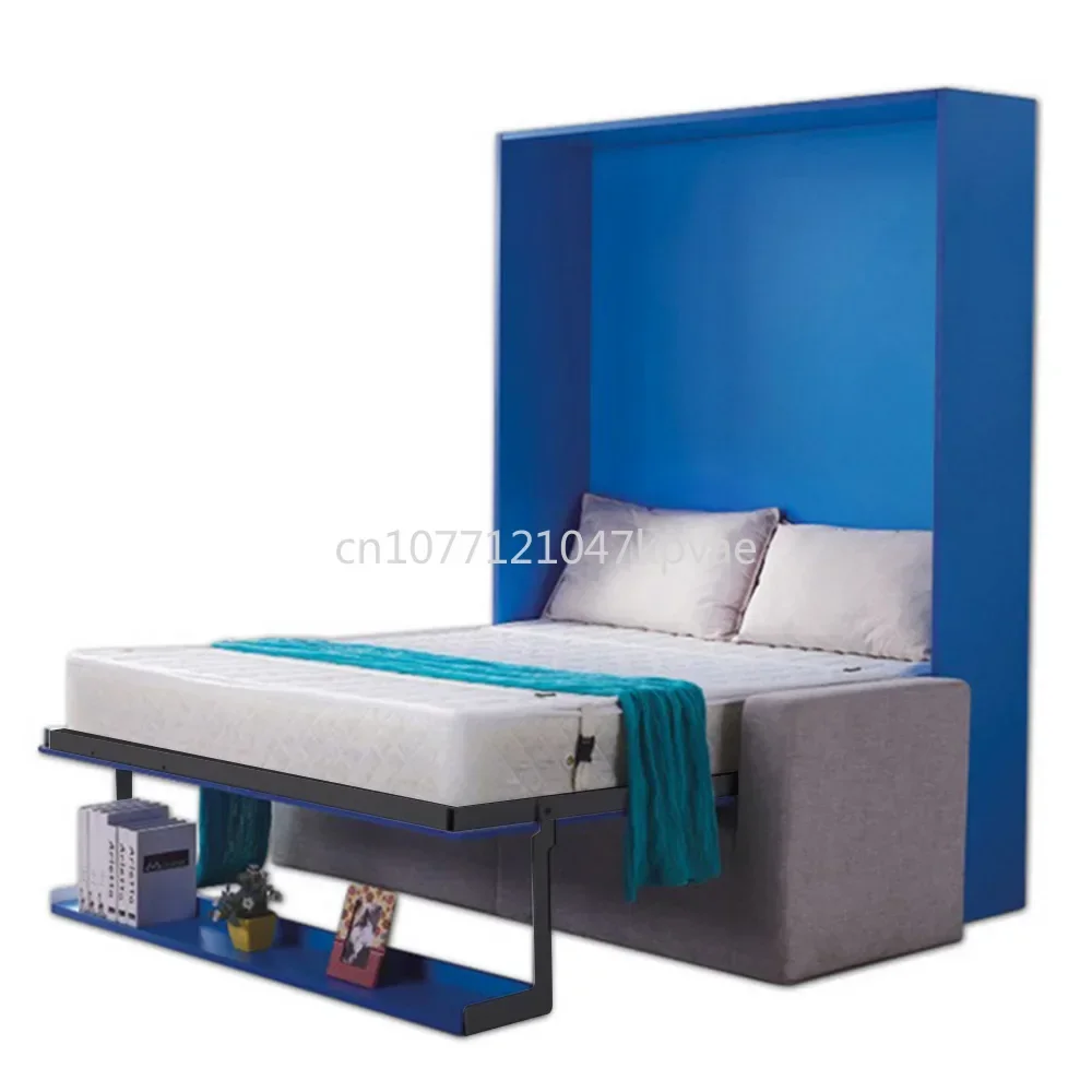 Cama-plegable-Invisible-multifuncional-mueble-de-pared-con-tapa-ahorro ...