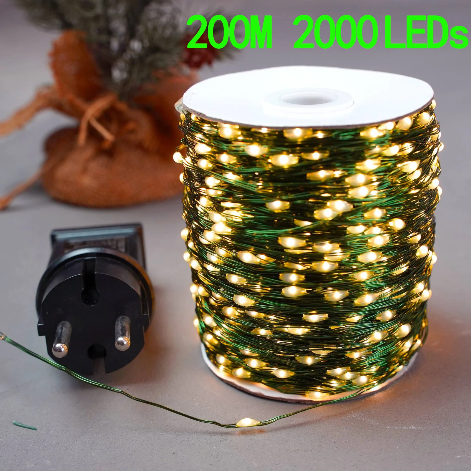 200M-100M-50m-Christmas-Tree-Fairy-Lights-String-Outdoor-Waterproof ...
