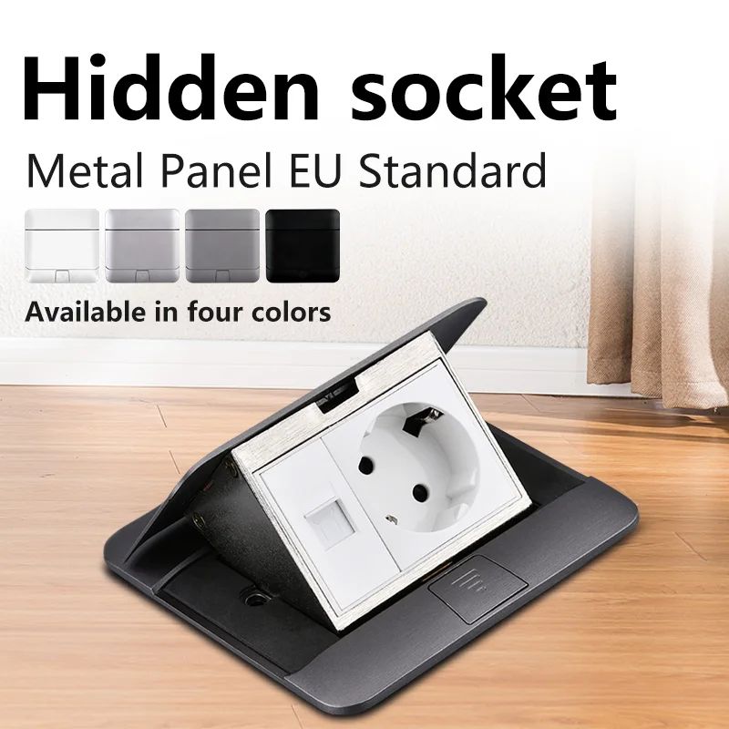 EU-Standard-Floor-Socket-Outlet-Waterproof-USB-EUR-Universal-FR-Kitchen ...