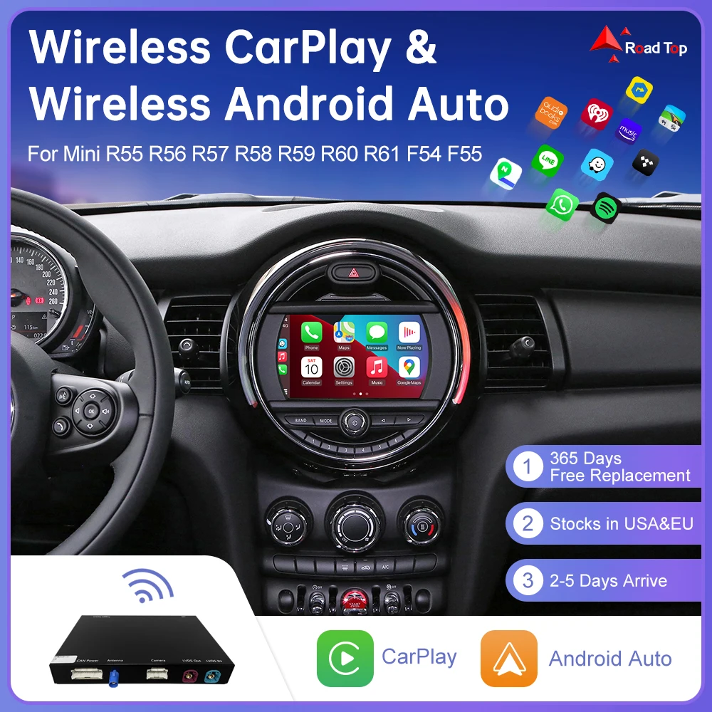 Wireless-CarPlay-Android-Auto-for-Mini-R55-R56-R57-R58-R59-R60-R61-F54 ...