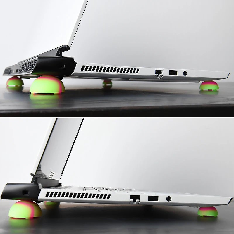 Silicone-Mini-Laptop-Cooling-Ball-Notebook-Portable-Cooler-Stand-Feet ...