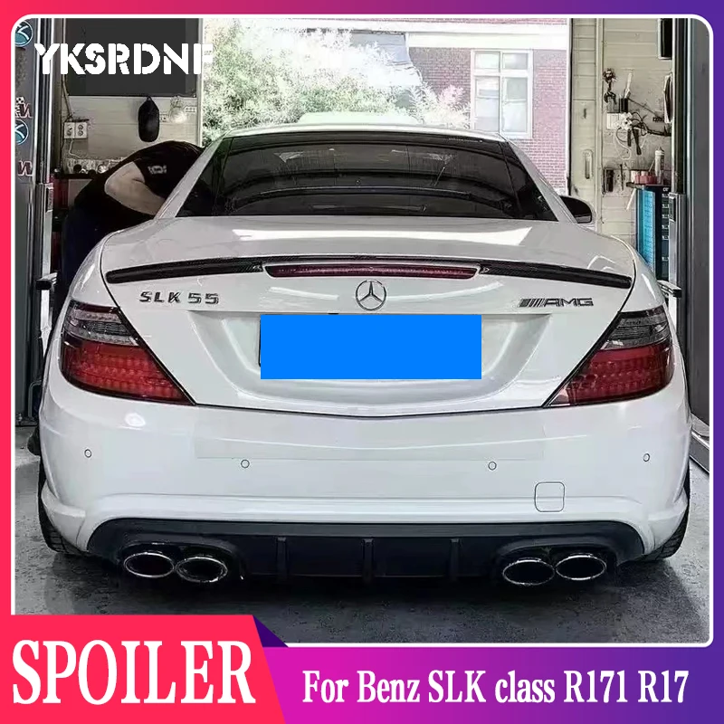 R171-R172-carbon-fiber-and-gloss-black-rear-spoiler-for-Mercedes-Benz ...