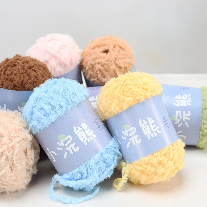 Simulated Animal Fine Fur Thread Soft Polyester Artificial Fur ...