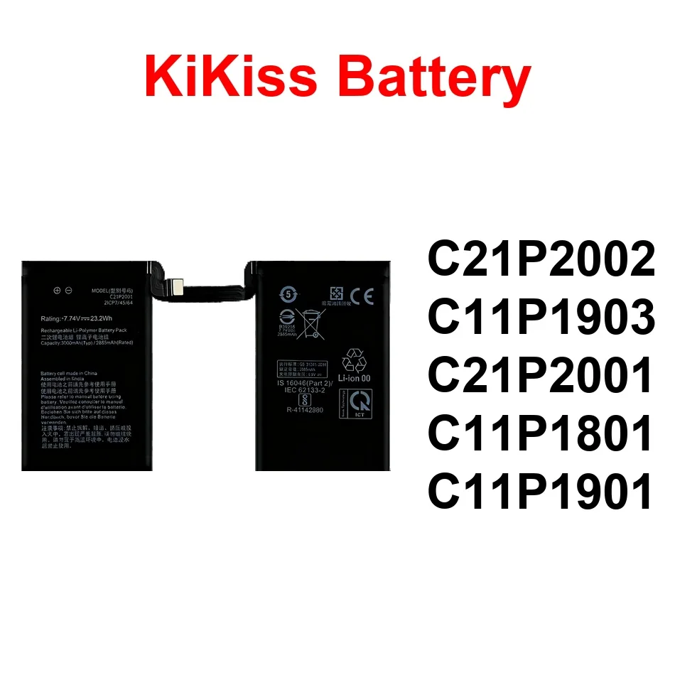 Mobile Phone Battery Long-Lasting Performance C11P1801 C21P2001 ...