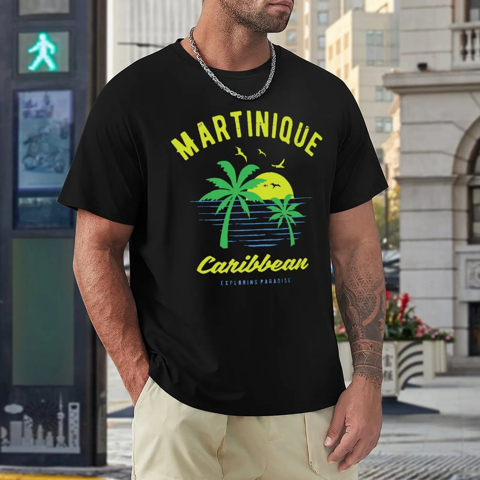 Martinique-Caribbean-Paradise-Gift-And-Souvenir-Novelty-Top-Tee-High ...
