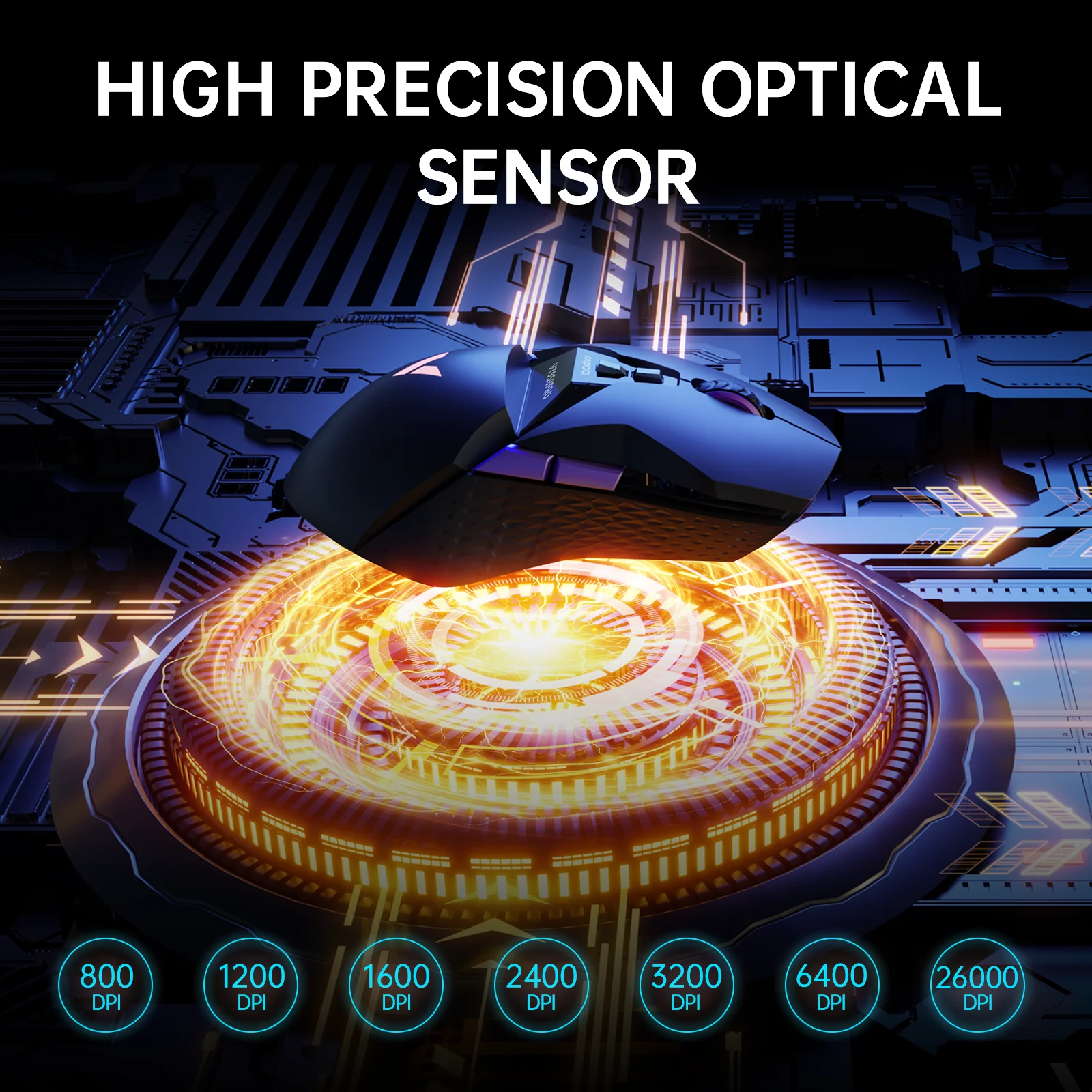 Mouse Inalámbrico Rapoo VT950 Pro Gamer 1000Hz Polling Rate | Marketmex