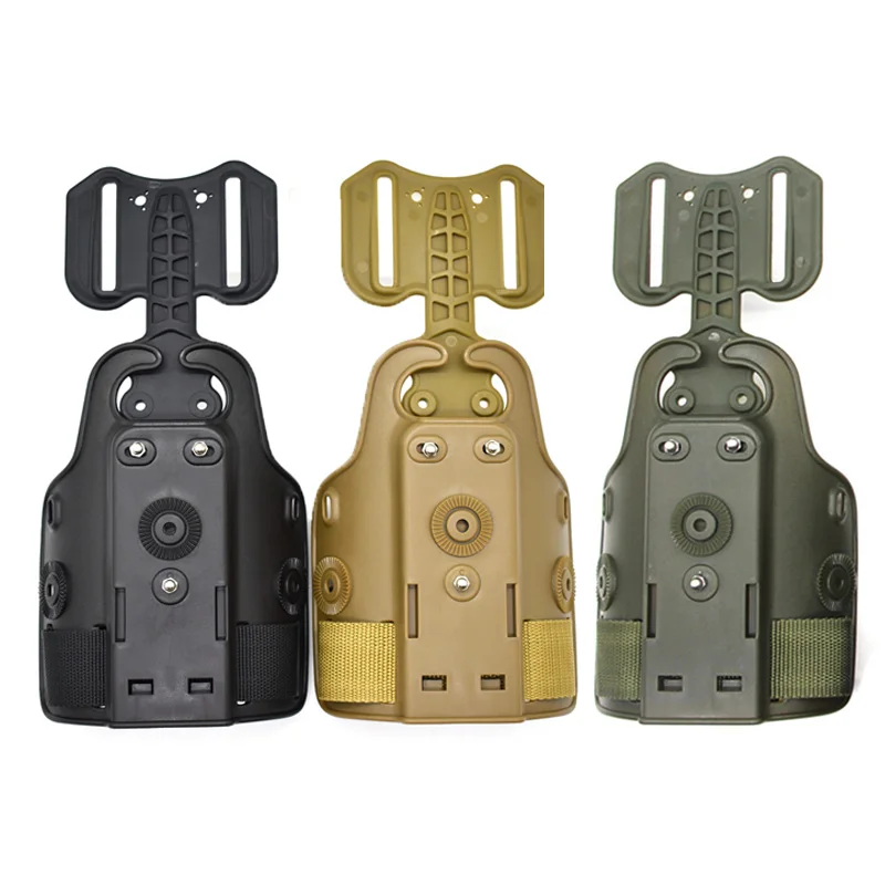 Tactical-Gun-Holster-Platform-Drop-Leg-Pistol-Holster-Adapter-for-Glock ...