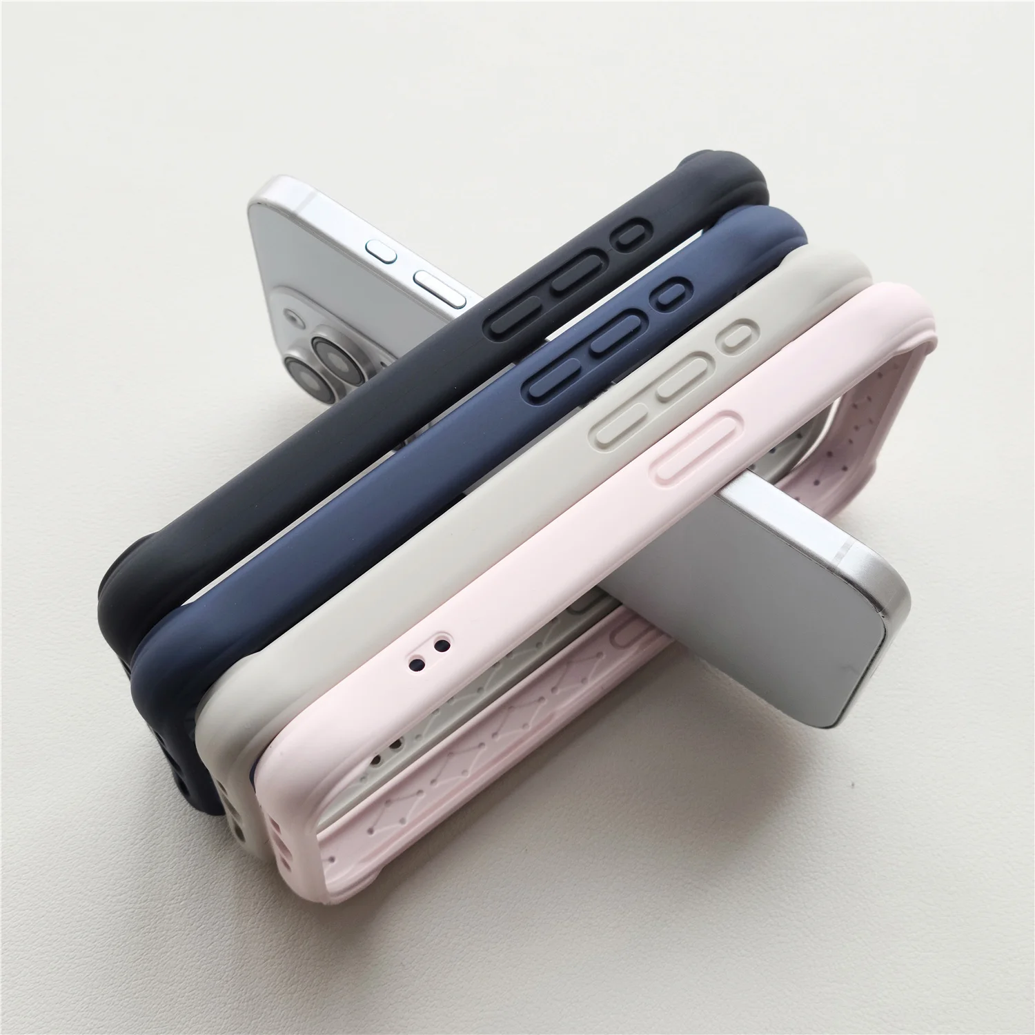 Luxury-Silicone-Bumper-For-iphone-15-Pro-Max-13-12-Mini-Soft-Flexible ...
