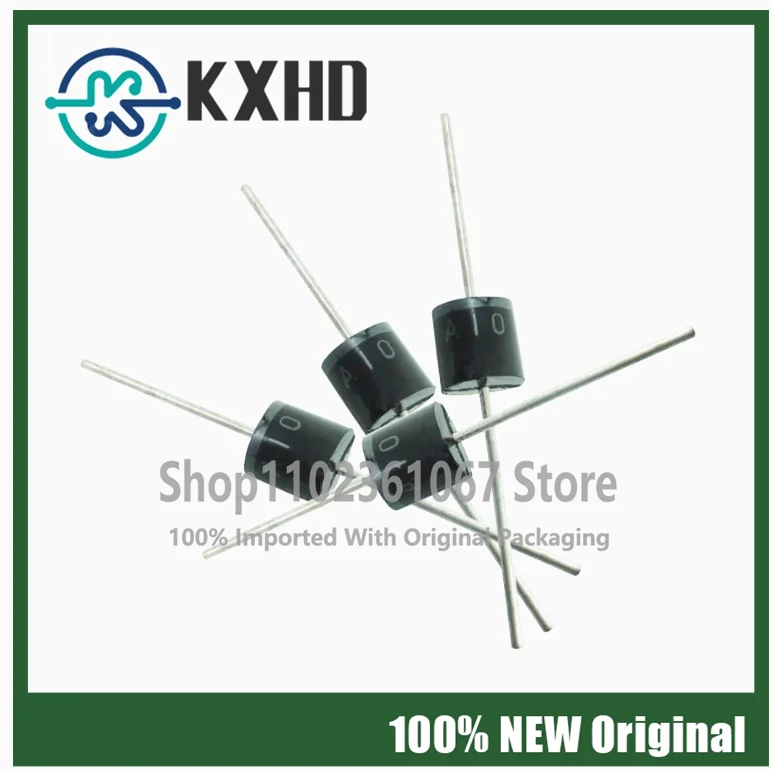 10PCS 6A10 10A10 20A10 30A10 R-6 Rectifier Diode 6A 10A 20A 30A 1000V Anti-reverse/reflux ...