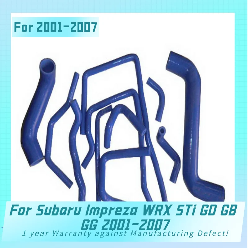 Silicone Radiator Hose For Subaru Impreza WRX STi GD GB GG 2001-2007 ...