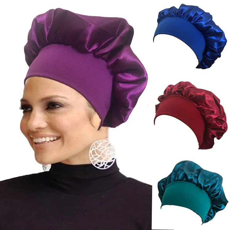 satin-night-cap-for-afro-hair-Cheveux-Nuit-Gorro-Sleeping-Hair-Cap ...