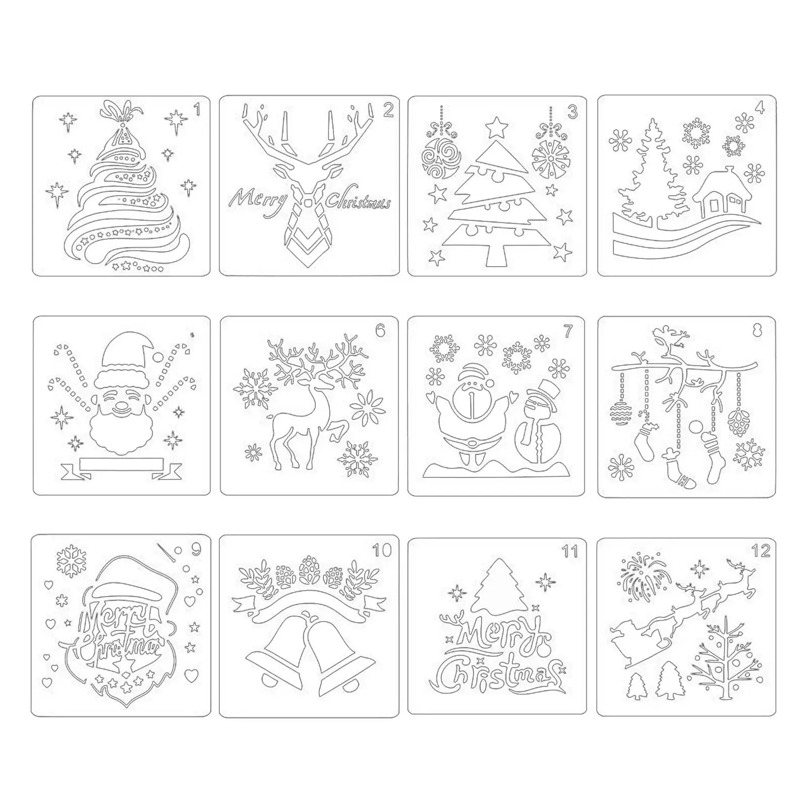 Snowflake Stencils For Windows