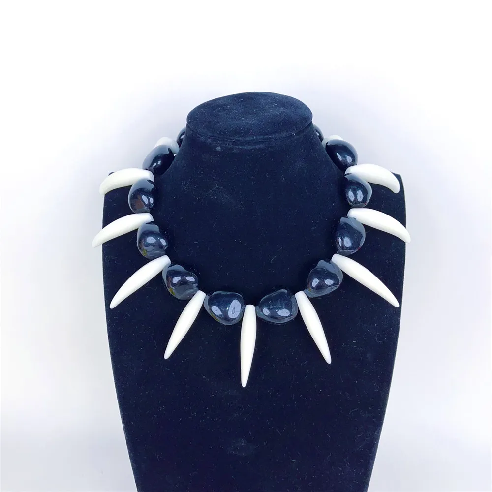 Cheap-In-Stock-Ula-Nifo-Samoan-Tooth-Necklace-Faux-Boars-Tusks-with ...