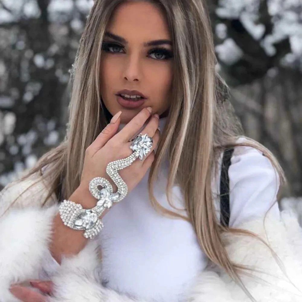 Stonefans-Crystal-Snake-Bracelet-Fashion-New-Decoration-2024-Nightclub ...