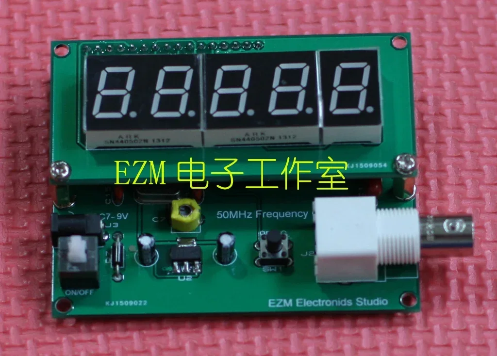 1Hz-75MHz-Frequency-Counter-7V-9V-50mA-DIY-Kit-Cymometer-Module-Tester ...