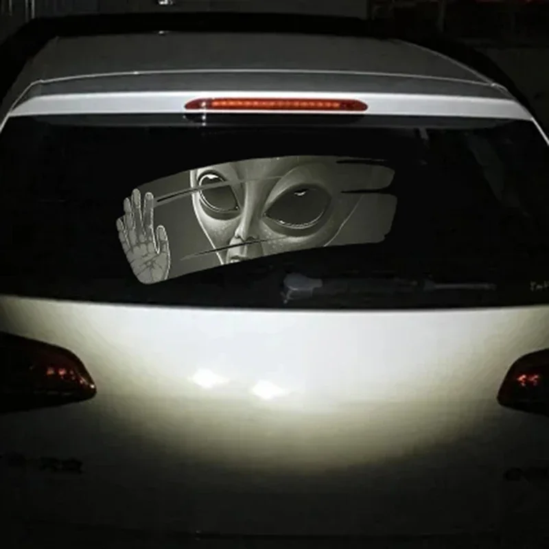 3D-Alien-Cracked-Car-Sticker-Vinyl-Auto-Racing-Rear-Window-Decal-for ...