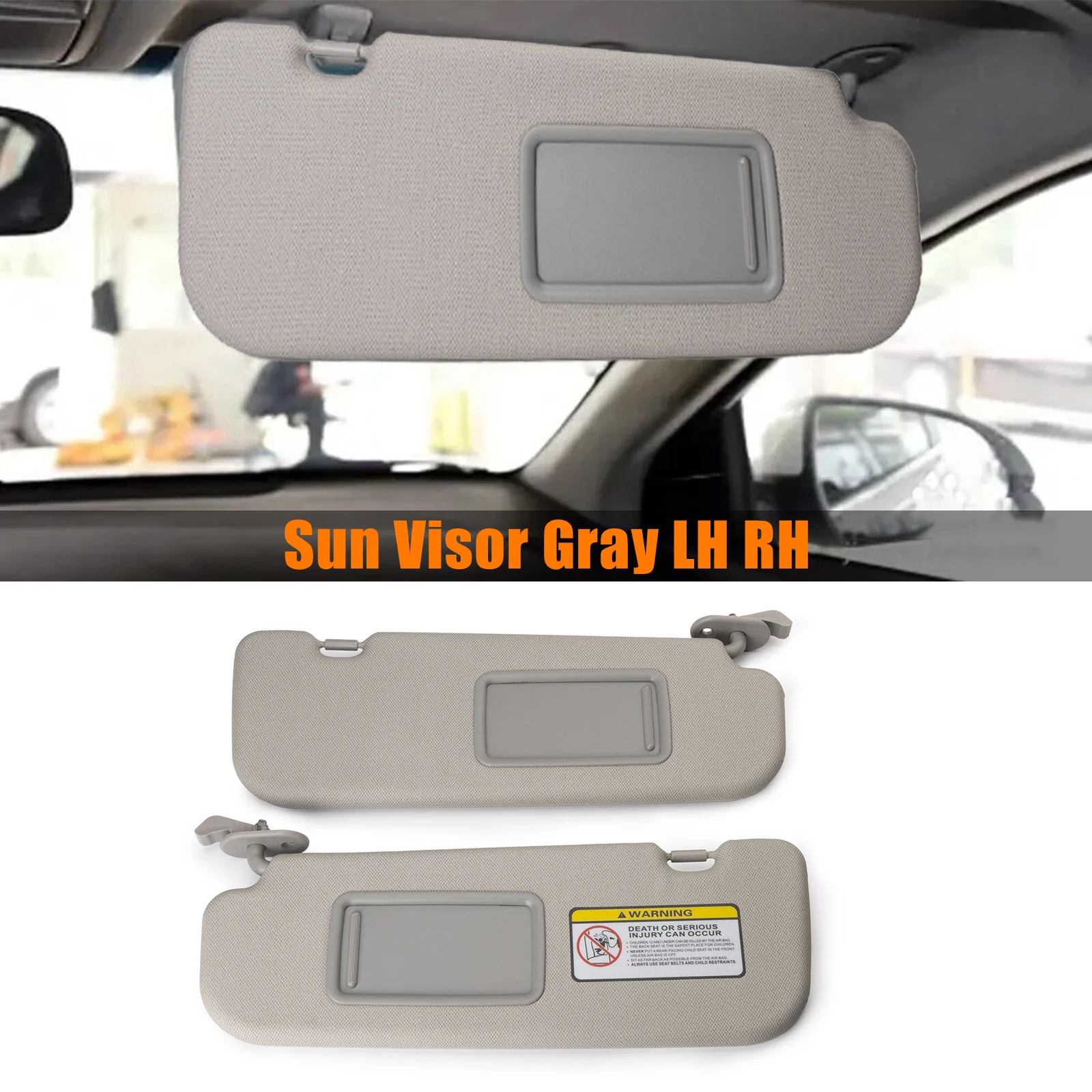 852103X000TX 852203X000TX Pair Left+Right Car Sun Visor Auto ...