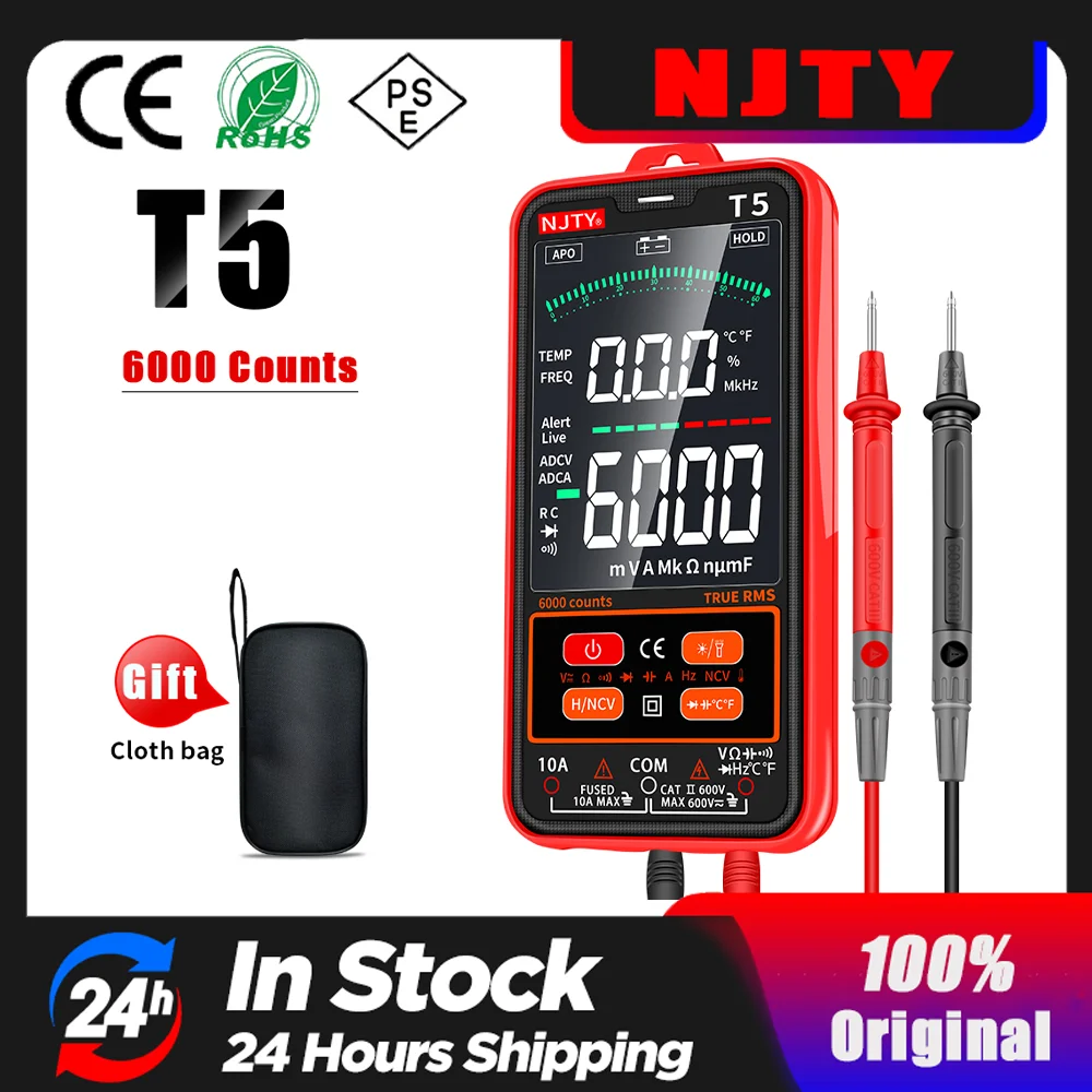 Digital Multimeter Smart Mini Automotive Profesional Tester True RMS ...