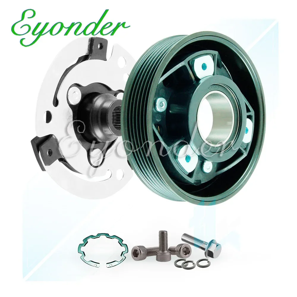 AC-Compressor-Clutch-Pulley-for-JAGUAR-XJ-3-0TD-XK-XF-RANGE-ROVER-SPORT ...
