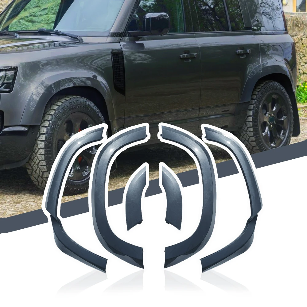 6pcs-Carpathian-Grey-Widening-Wheel-Fender-Trim-Kit-Eyebrow-Accessories ...