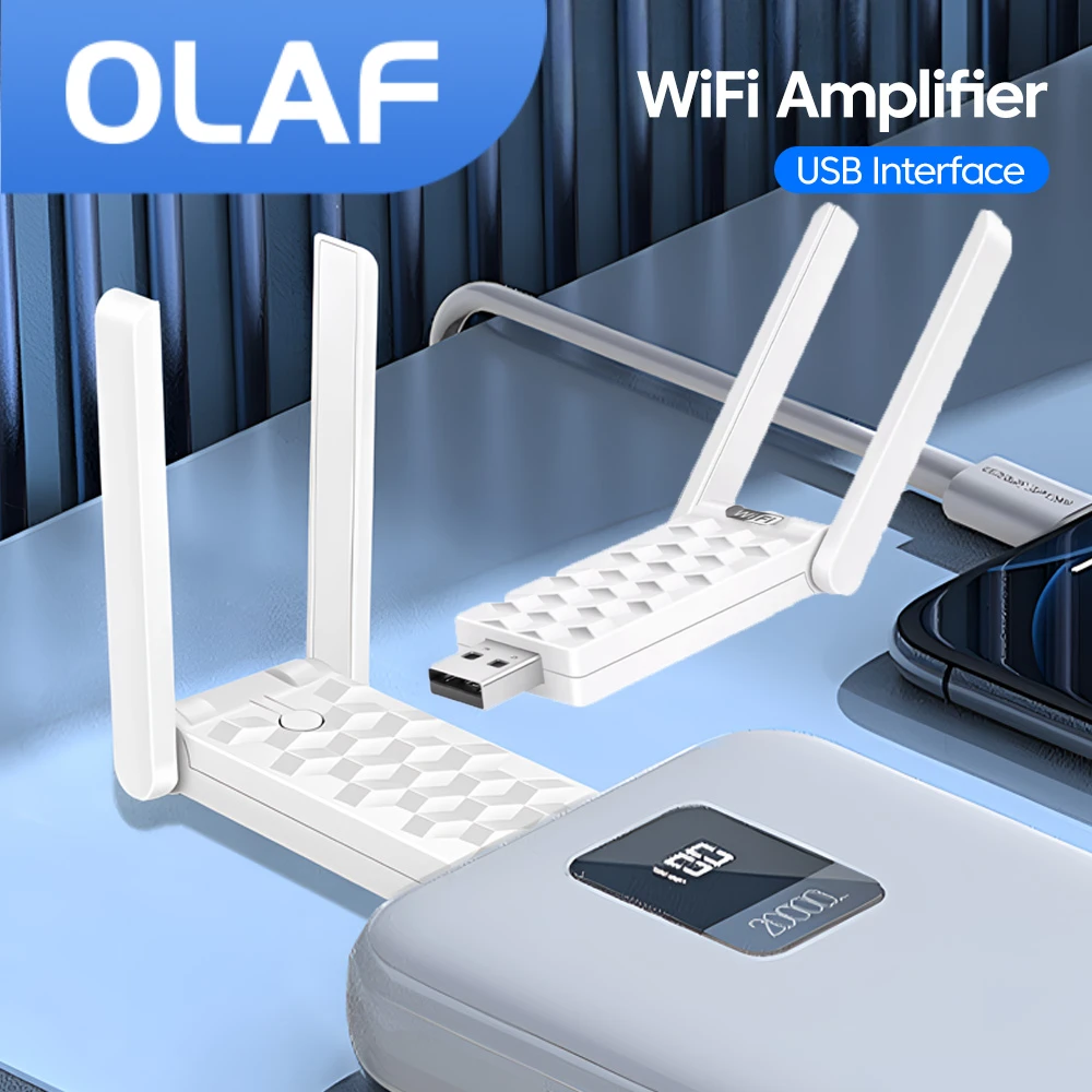 USB-WiFi-Repeater-Wireless-Signal-Extender-2-4G-300Mbps-Router-Wifi ...