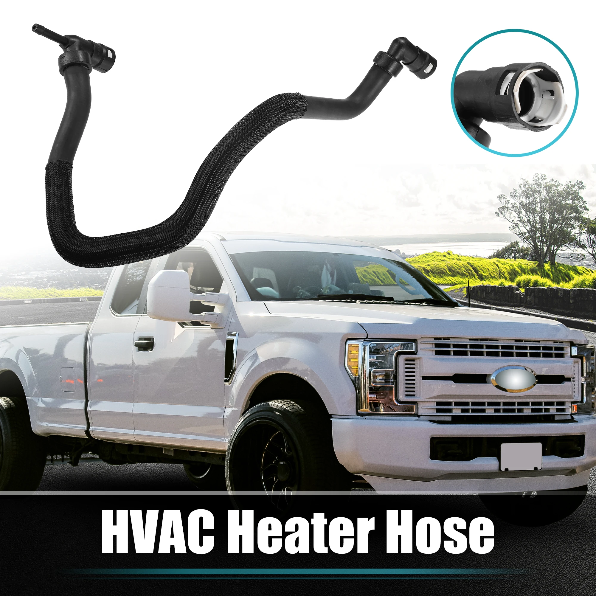 UXCELL-HVAC-Heater-Hose-Assembly-for-Ford-F250-F350-11-14-Heater-Water ...