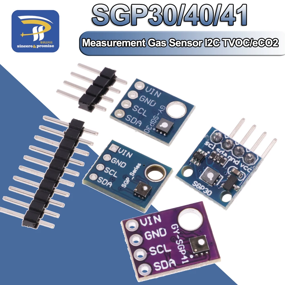 SGP41-SGP30-SGP40-Measurement-Air-Gas-Sensor-I2C-Multi-pixel-TVOC-eCO2 ...