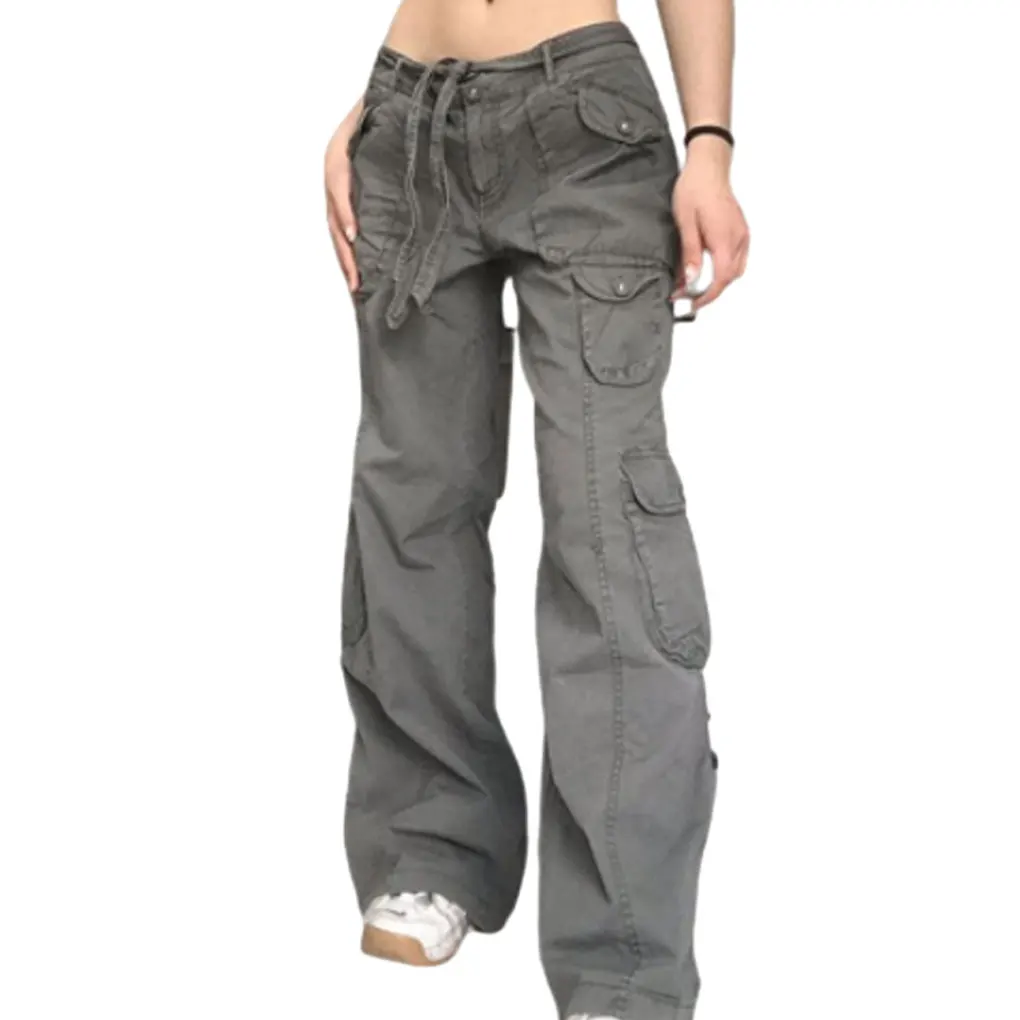 Loose Vintage Flare Trousers Wide Applicable Occasions Comfortable To ...