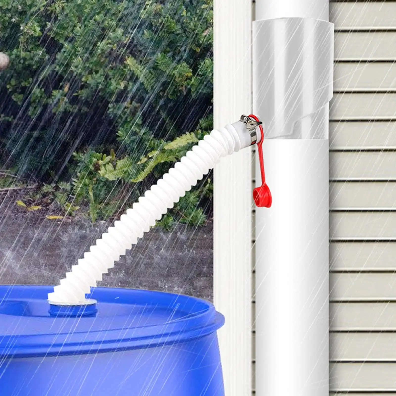 Rain Water Catching System UV Resistant Weatherproof Rain Barrel ...