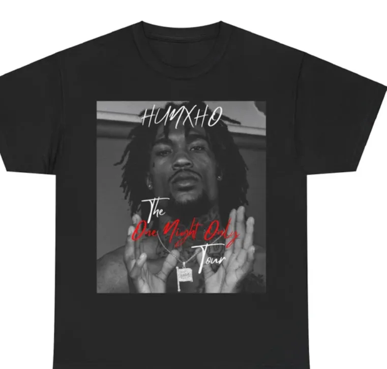 Hunxho-The-One-Night-Only-Tour-T-Shirt-Hunxho-Artist-Hiphop-Artists-S ...