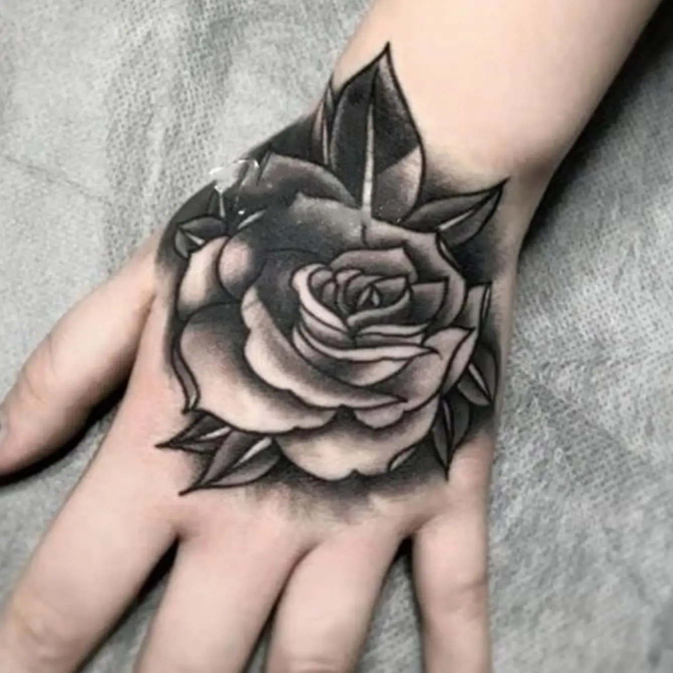 Black Rose Tattoo Cover Up