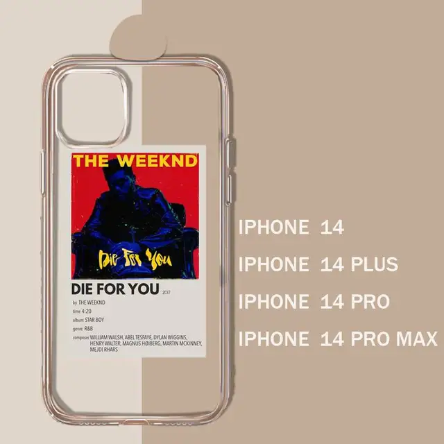 The Weeknd Minimalist Poster Phone Case Transparent soft For iphone 11 ...