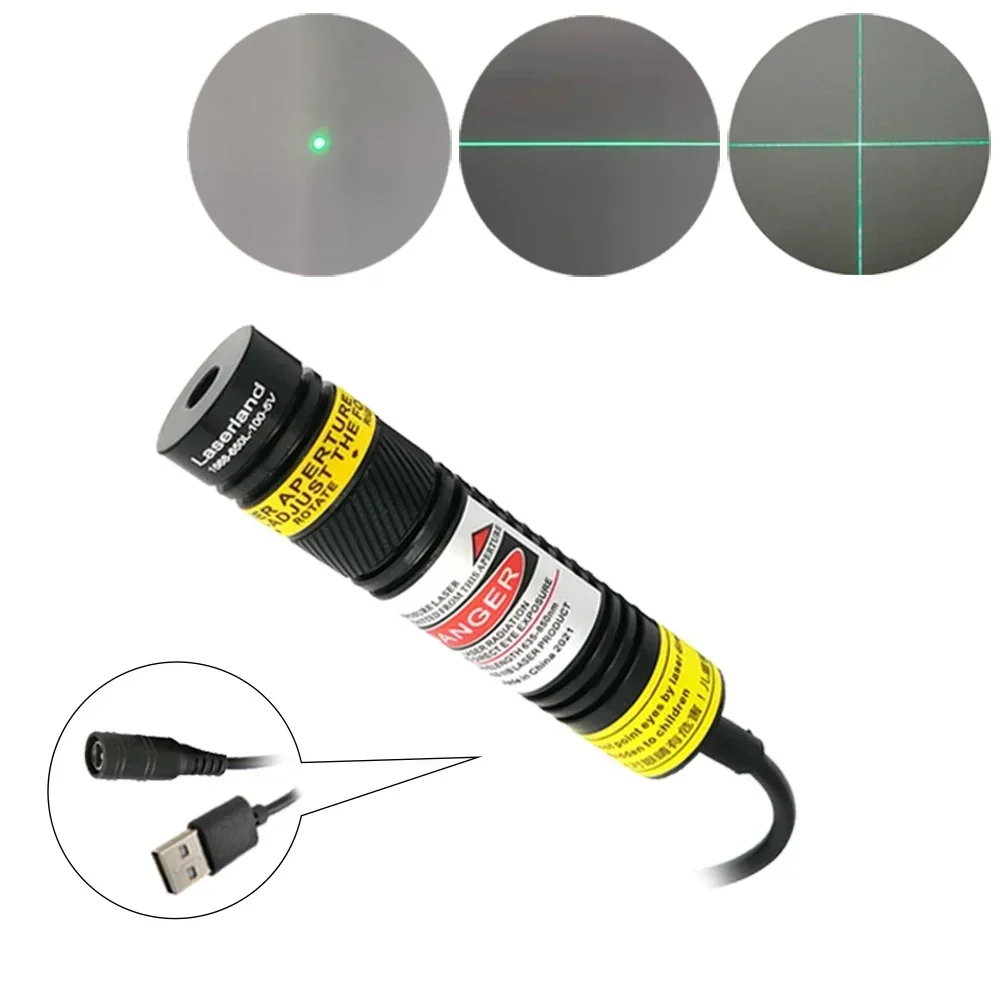 Green-Dot-Line-Cross-Laser-Diode-Module-Projector-Glass-Lens-for ...