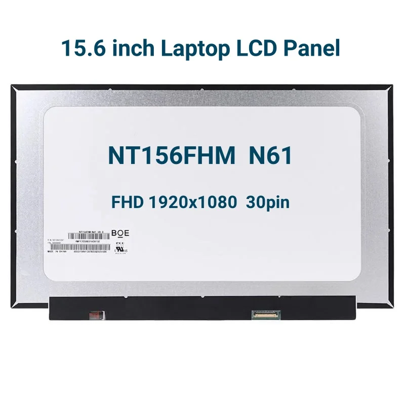 For INNOLUX B156HTN06.1 N156HCA-EA1 NT156FHM-N61 N62 N63 LCD Display ...