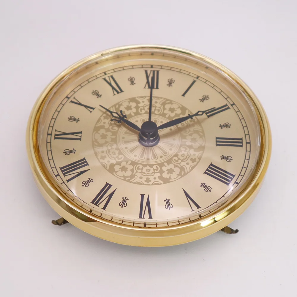 110MM Quartz FIT-UP Clock Insert with Roman Numerals DIY Clock ...
