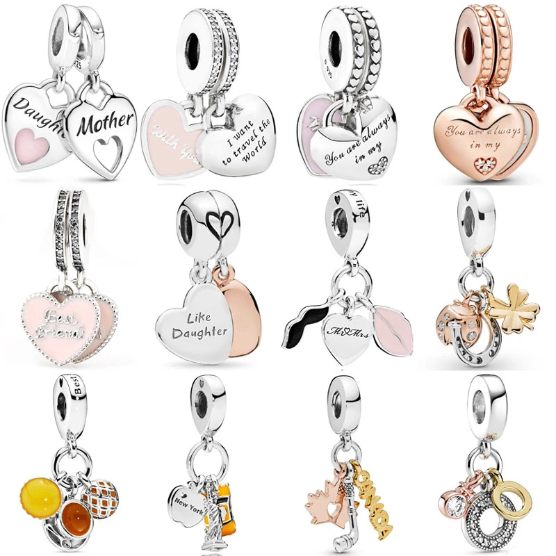Charms Jewelry Mother Daughter | Pandora Daughter Charm Sale | Mother ...