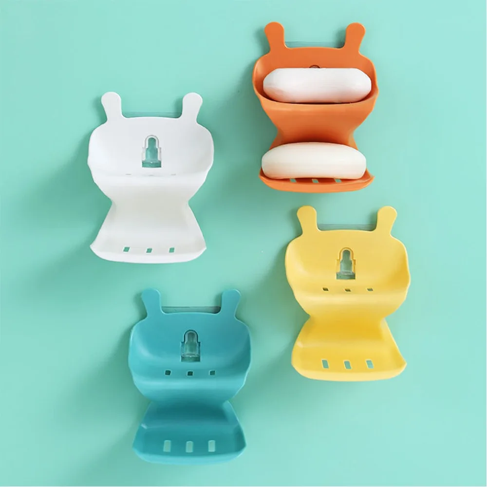 Wall-Mounted-Double-Layer-Soap-Box-Drawer-Design-Removable-Soap-Dish ...