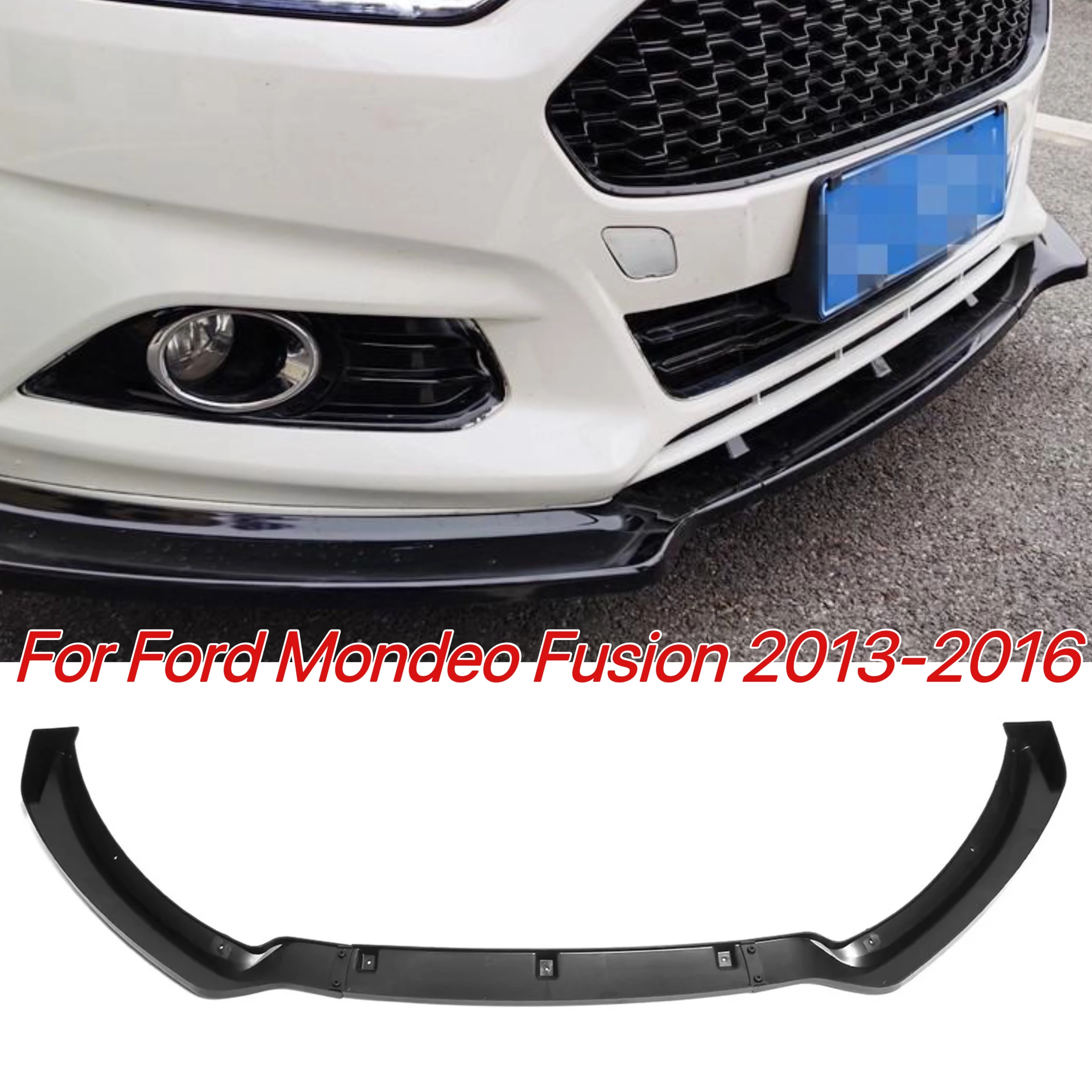 For-Ford-Mondeo-Fusion-2013-14-15-16-Car-Front-Bumper-Splitter-Lip ...