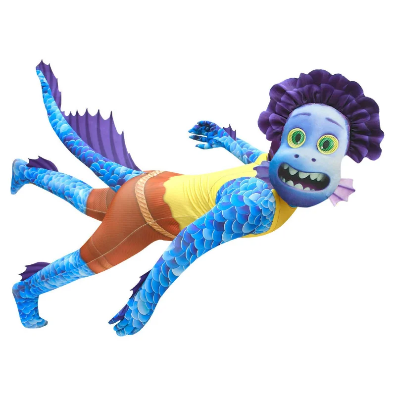 Disney Pixar-traje de monstruo de pez de dibujos animados para niños ...
