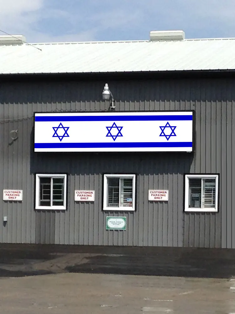 BANNER-FLAG-Israel-National-Flag-Banner-60X240cm-Hanging-Polyester-ISR ...