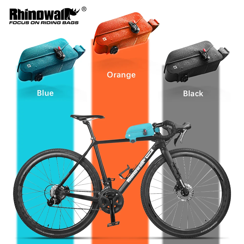 Rhinowalk-Bicycle-Top-Tube-Bag-Waterproof-Magnetic-Buckle-Knob-Lacing ...