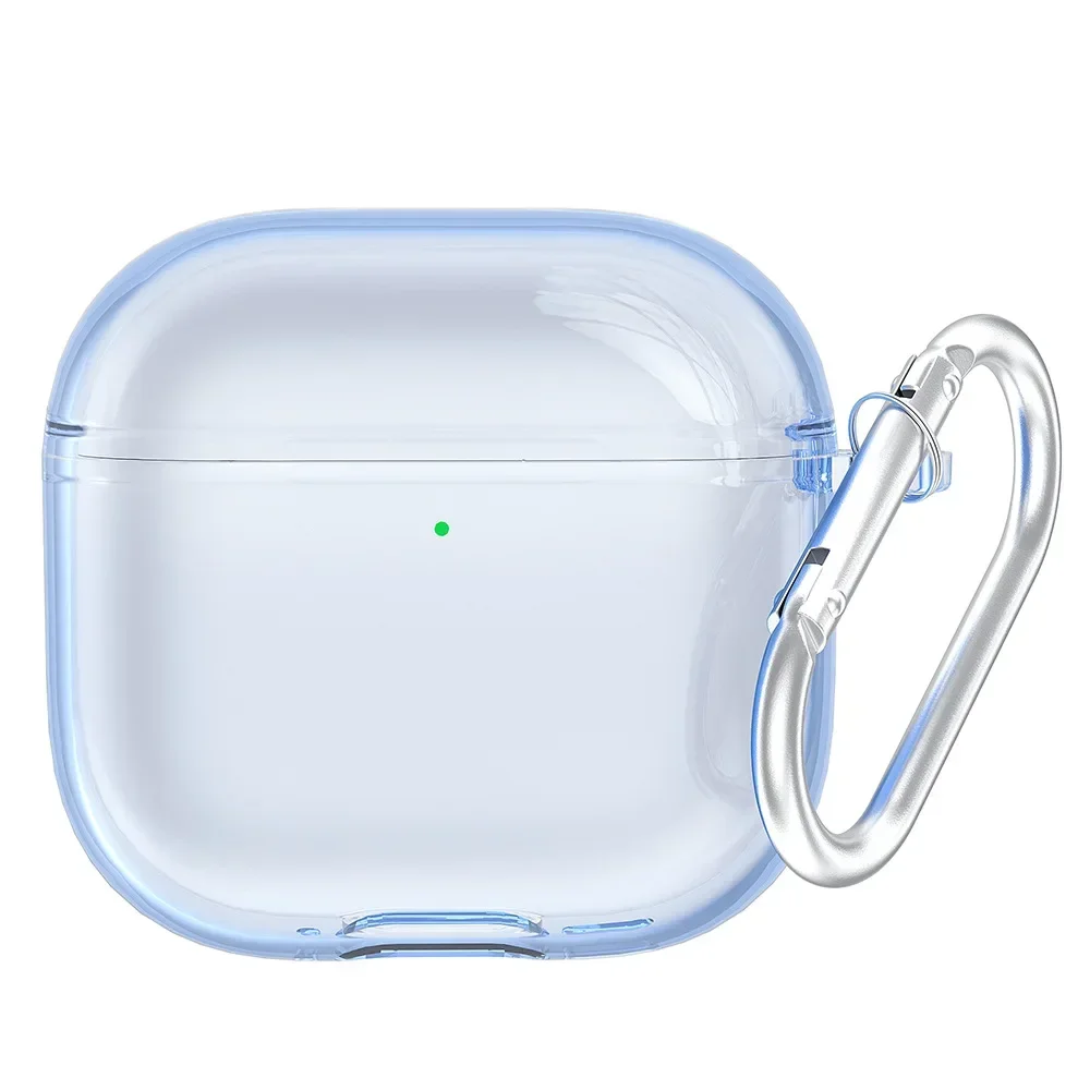 Clear-Transparent-Wireless-Earphone-Case-for-Airpods-4-with-Keychain ...