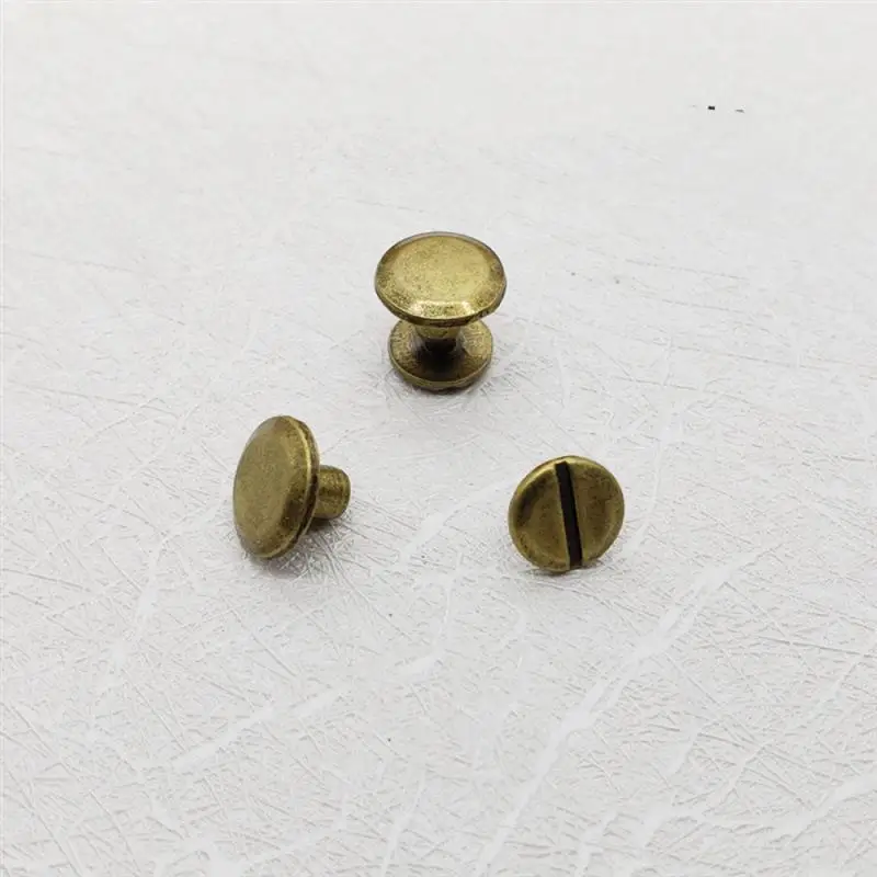 RIVET,04--Ensemble de 10 Rivets à tête Double incurvée, pour bagages ...